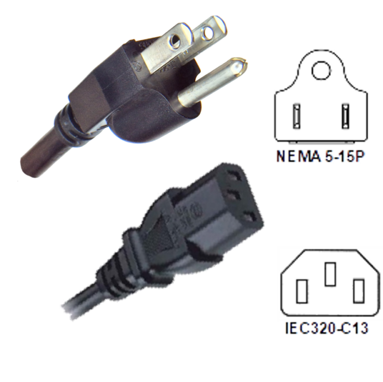 NEMA 5-15P | North American Power Cords | Webber Electronics