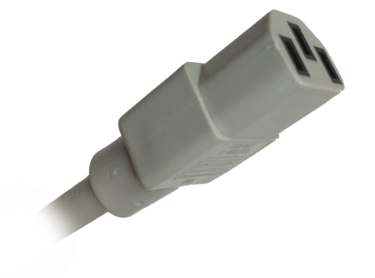Hospital Grade NEMA 5-15P to IEC320-C13 10'0" 18AWG Gray Power Cord ...