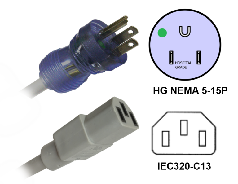 NEMA 5 | Hospital Power Cords | Webber Electronics