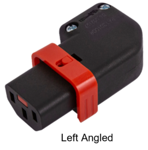 IEC LOCK+ Rewireable Right or Left Angled IEC320-C13 Connector | Webber ...