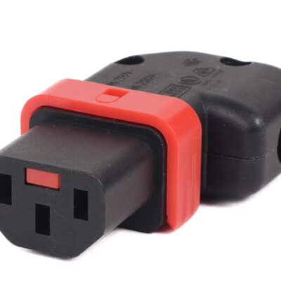 IEC LOCK+ Rewireable Right or Left Angled IEC320-C13 Connector | Webber ...
