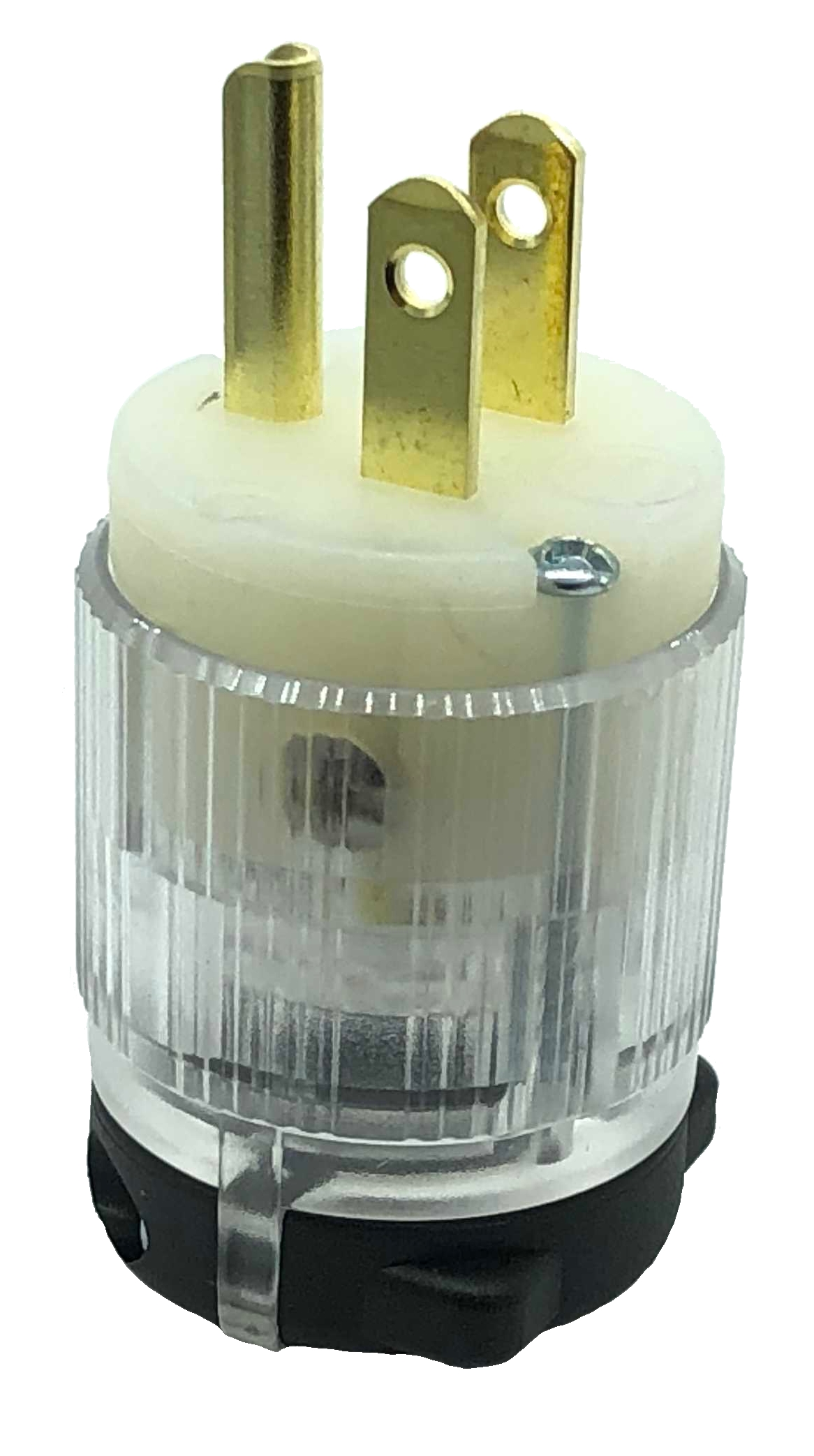Lighted NEMA 5-15P Replacement Plug | Webber Electronics