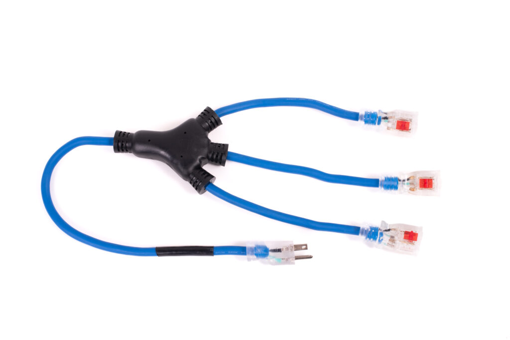 WBTRITONUX UltraXtreme 2.5FT Locking Extension Cable NEMA 5-15P PLUG TO ...